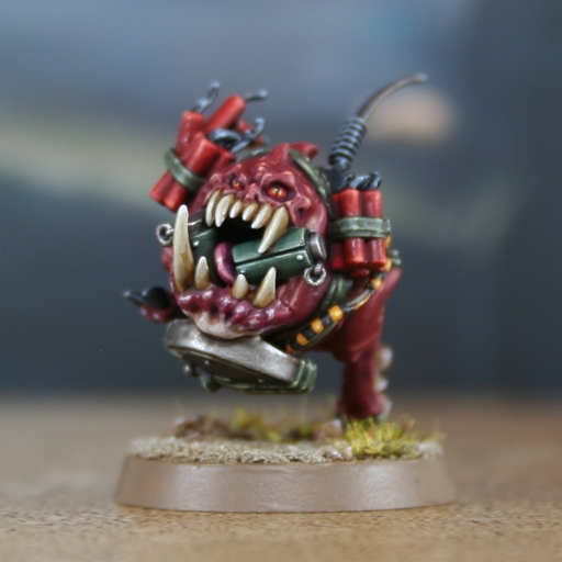 Dark Red Squig Flesh by RookieBrushes | Paint Pad