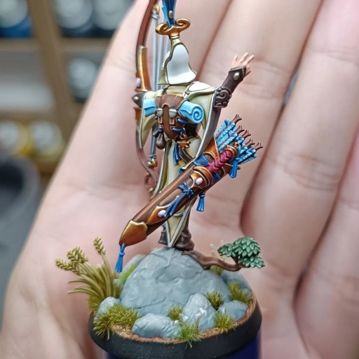 Lumineth Red Weapon Handle by Targeted | Paint Pad