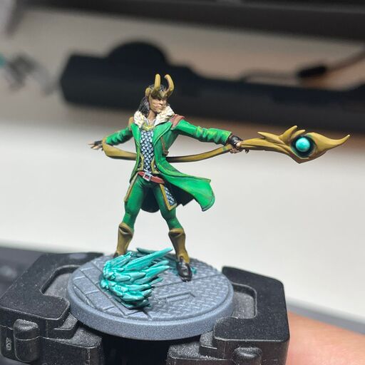 Marvel Crisis Protocol Loki 1 by fb_hobby | Paint Pad