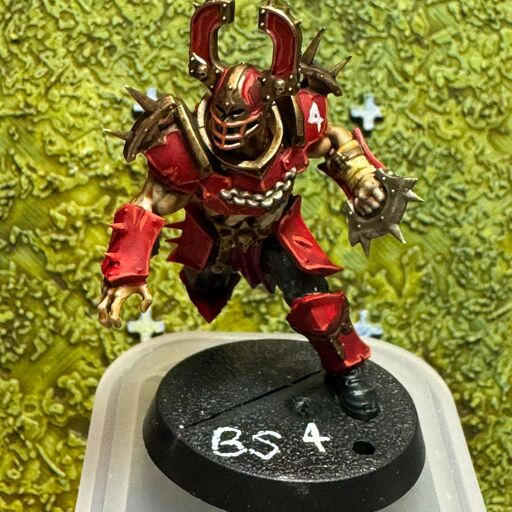 Khorne Blood Bowl - Skull Tribe Slaughterers by jabroni | Paint Pad