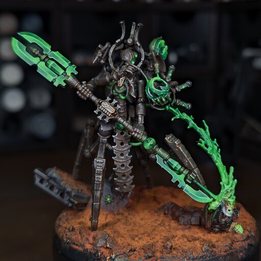 Grimdark Necron by NerdmitBrille | Paint Pad