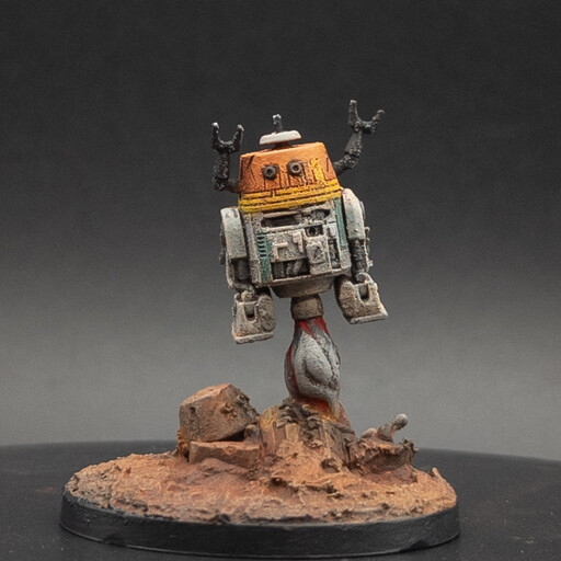 Chopper Astromech Droid (Star Wars Shatterpoint) by notatadbad | Paint Pad