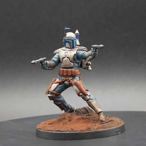 Jango Fett (Star Wars Shatterpoint, Legion) by notatadbad | Paint Pad