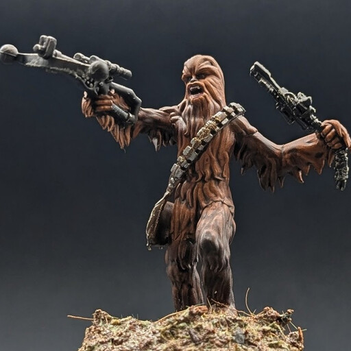Chewbacca (Star Wars Shatterpoint) by notatadbad | Paint Pad