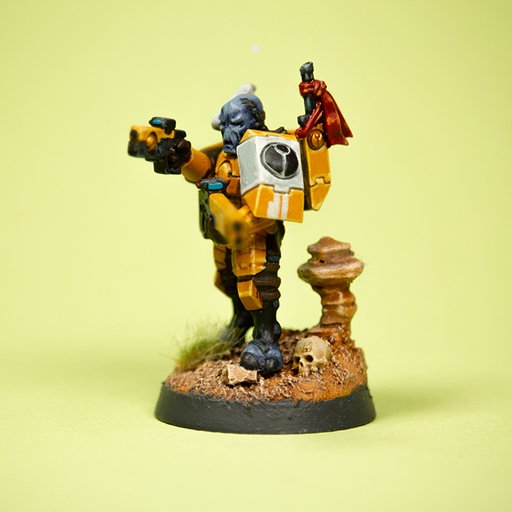 T'au Sept Shas'ui Fire Warrior by andromedastudio | Paint Pad