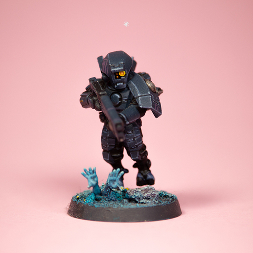 Vash'ya Sept Fire Warrior by andromedastudio | Paint Pad