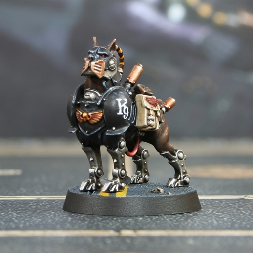 Adeptus Arbites Cyber Mastiff by RookieBrushes | Paint Pad