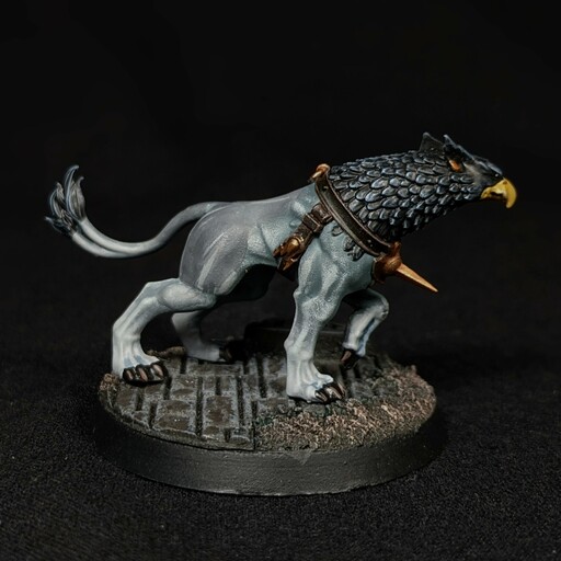 Gryph-hound (Dark Grey) by lordniblet | Paint Pad