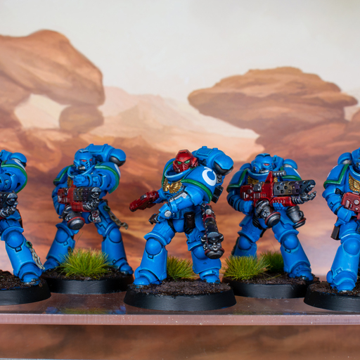 Bright Ultramarines by ASquigPaints | Paint Pad