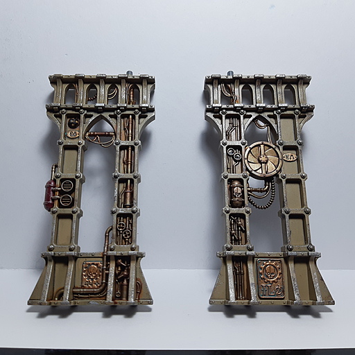 Sector Mechanicus Support Columns by Marajin | Paint Pad