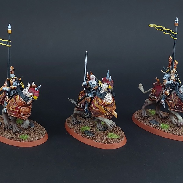 Demigryph knights by wanderingborg | Paint Pad